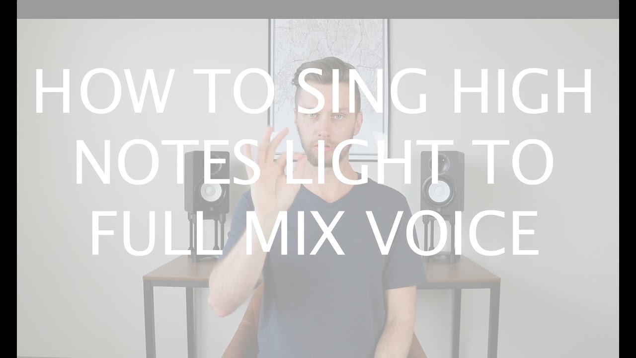 How To Sing High Notes - Light To Full Mix - Tyler Wysong - YouTube