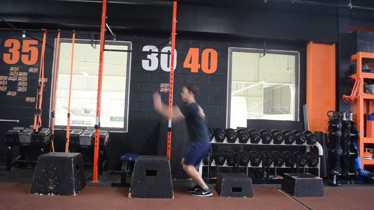 Reactive Multiple Box Jumps - YouTube