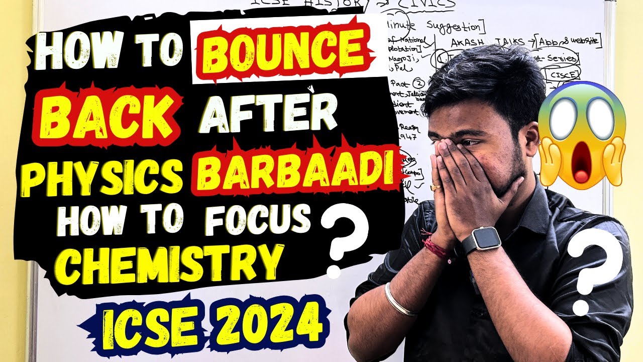 ICSE 2024: How to Bounce back after Physics? Can I still have any ...
