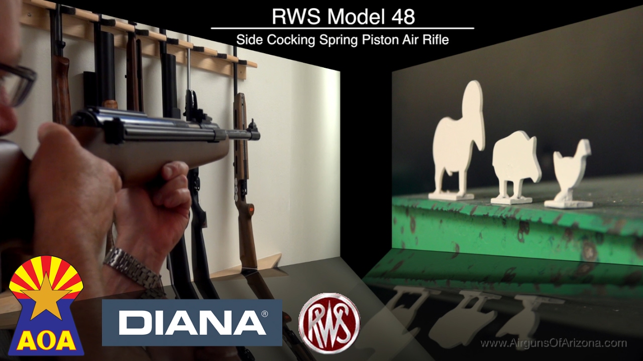 Diana RWS Model 48 Sidelever Airgun - YouTube