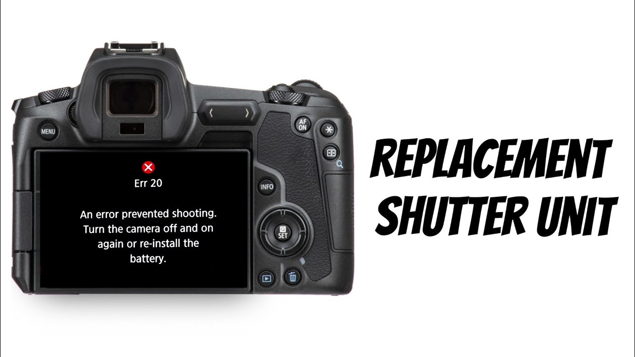 How to replace shutter unit on canon eos R. inspired by liziqi - YouTube