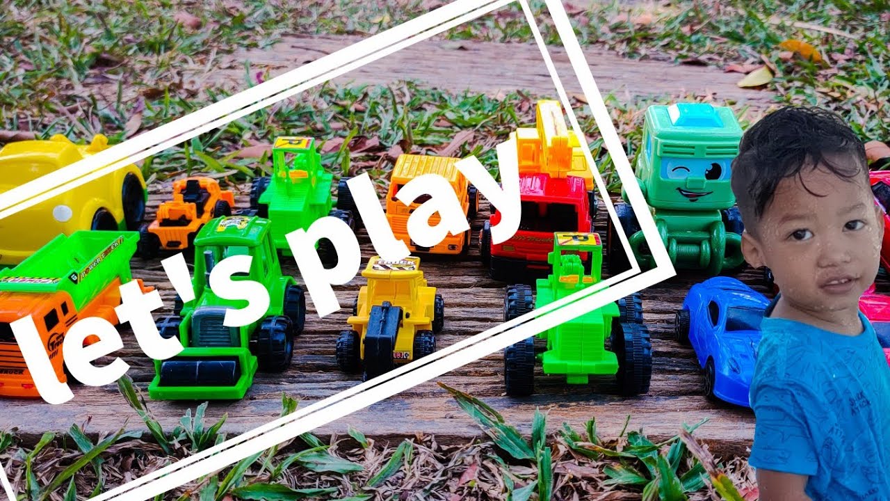 Playing car toys with Adam - YouTube