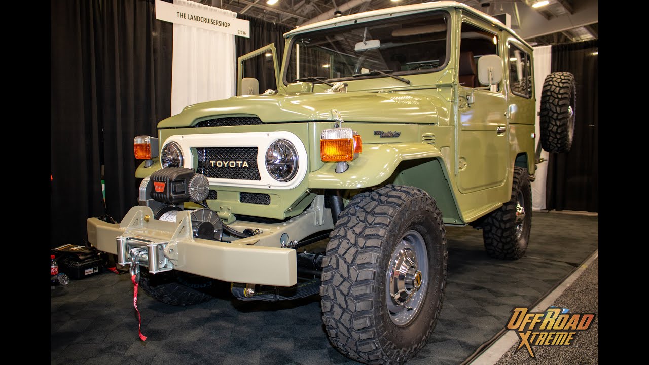SEMA 2021: The LandCruiser Shop Restored FJ40 Back Country Build - YouTube