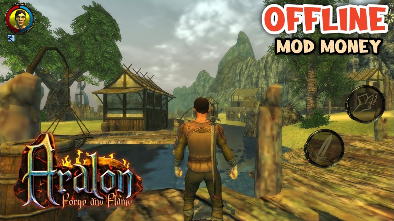 Aralon Forge and Flame Android Gameplay 2024 - Mobile Offline HD Open World RPG Games - YouTube