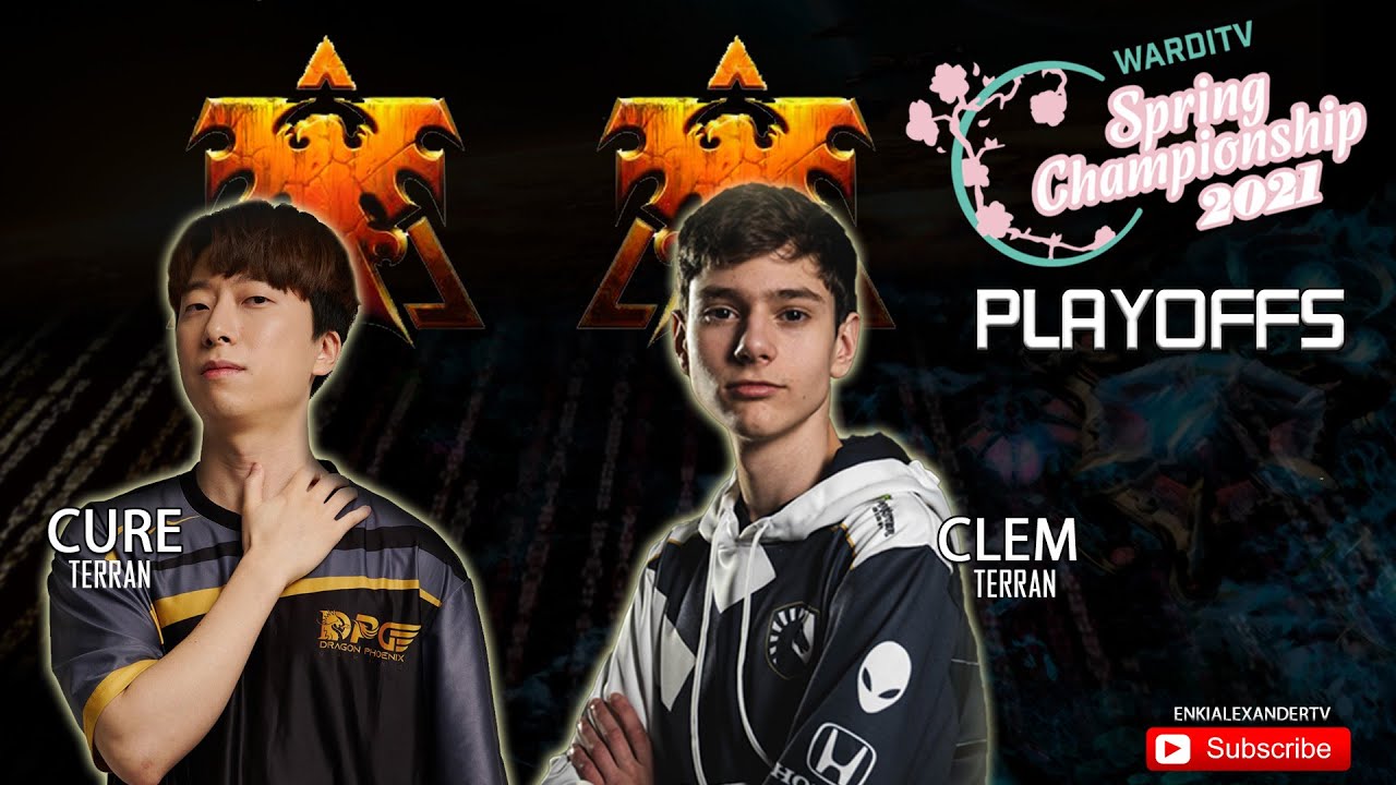 SC2 - Clem vs Cure WardiTV Spring Championship 2021 Playoffs - YouTube