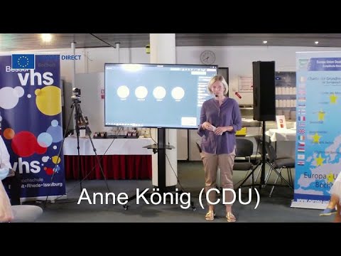 Anne König, CDU, bei der Wahlarena 2021 - YouTube