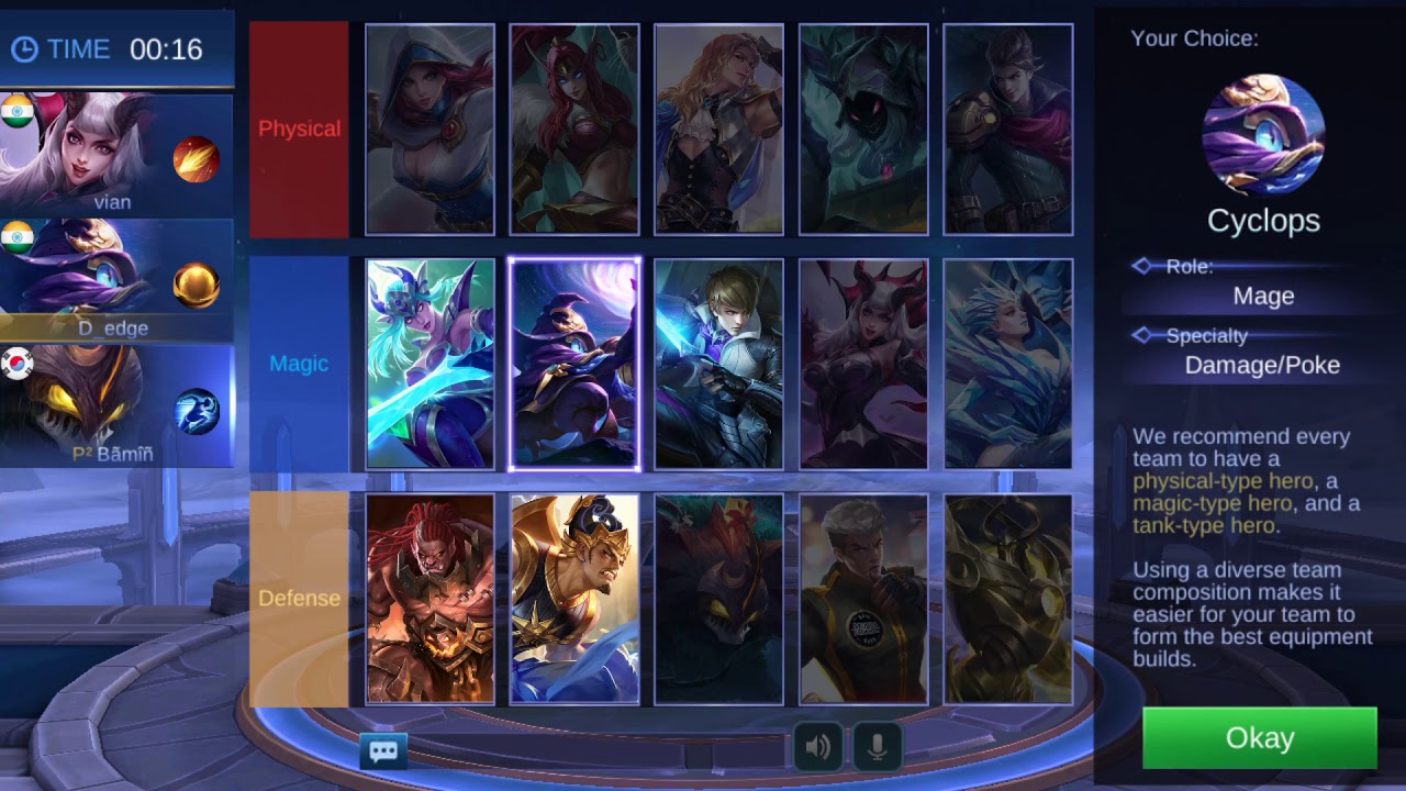 MLBB-Cyclops Exorcist Skin game-play How not to play Survival! LOL ...