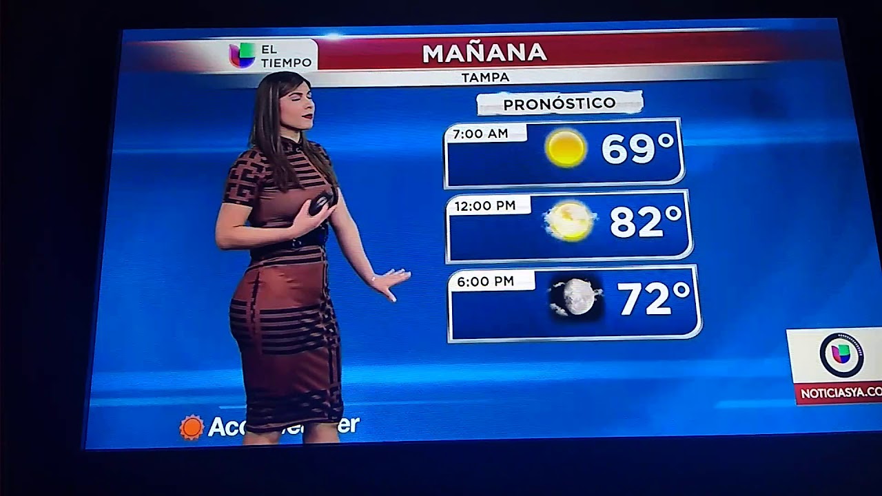 Lucy Rojas Sexy Legs OutFit El Tempo - YouTube