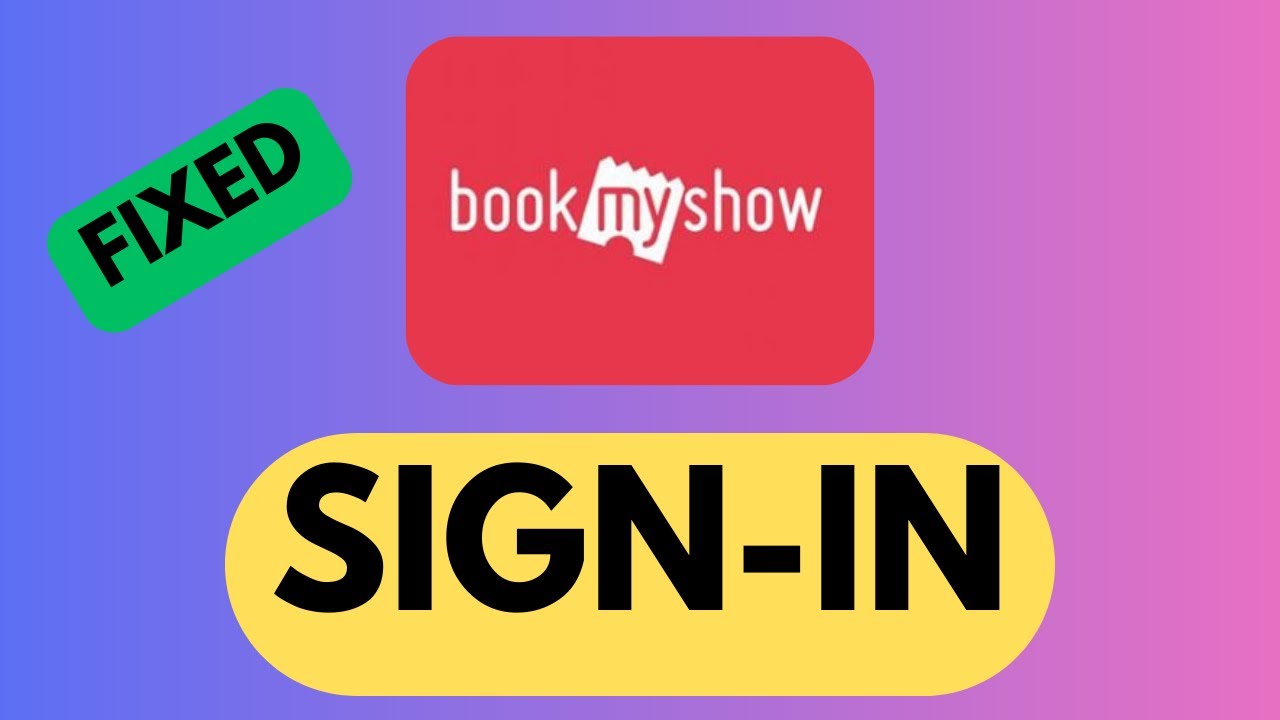 How to Sign in in BookMyShow App - YouTube