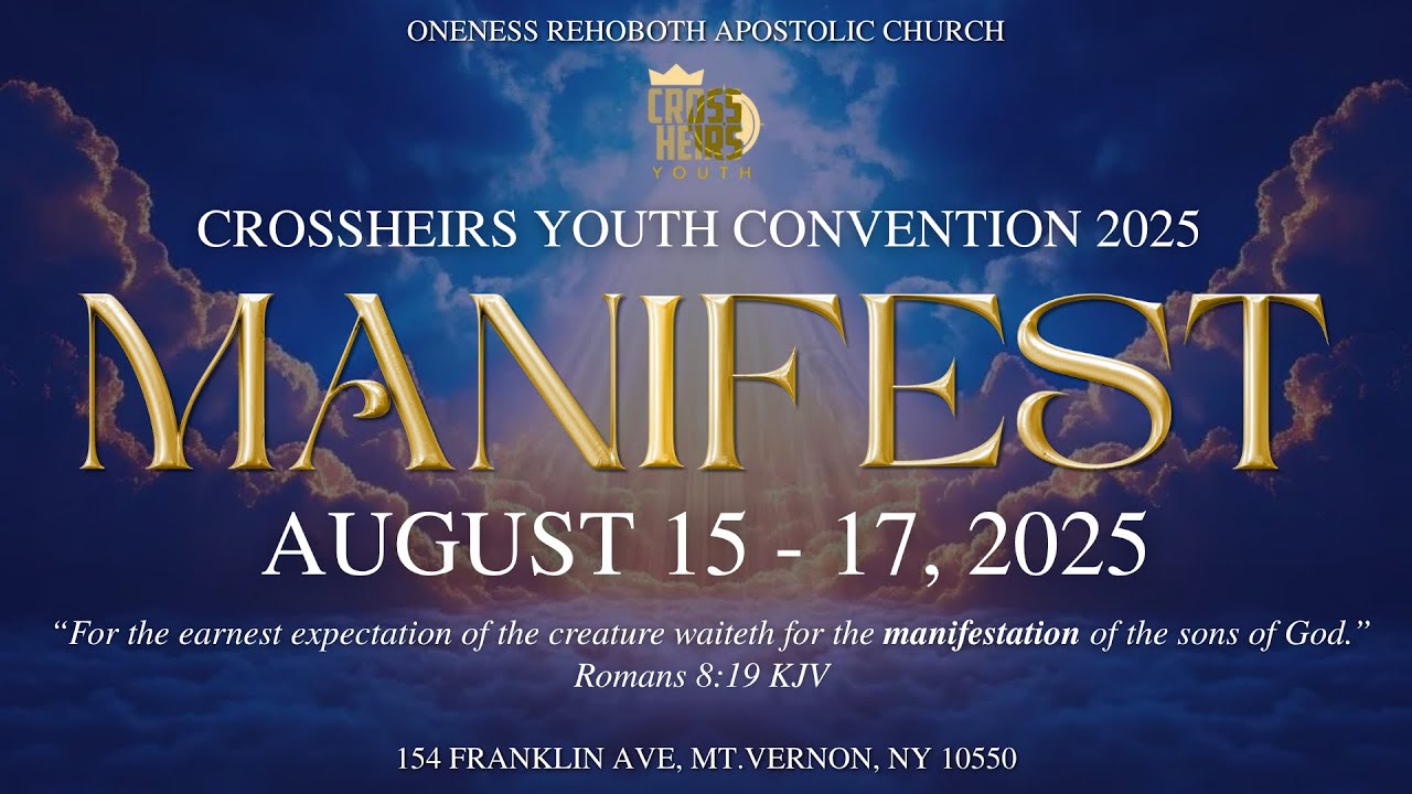 Crossheirs Youth Convention 2025 | Min. Stephen Graham | August 15 ...