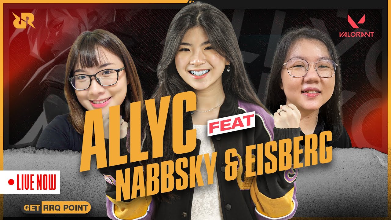 KEDATANGAN TIM VALO LADIES RRQ - EISBERG & NABBSKY | RRQ ALLYC LIVE ...