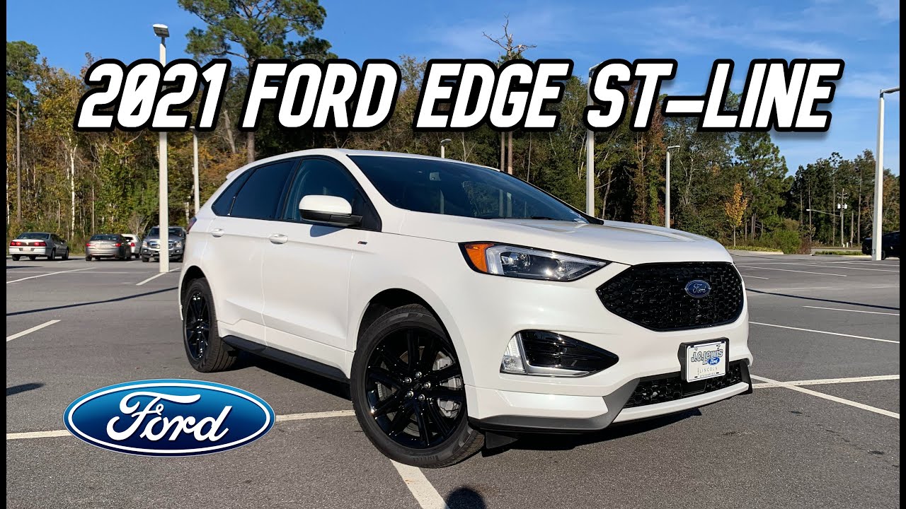 2021 FORD EDGE ST-LINE: Startup, Walkaround & Interior Features- Best ...