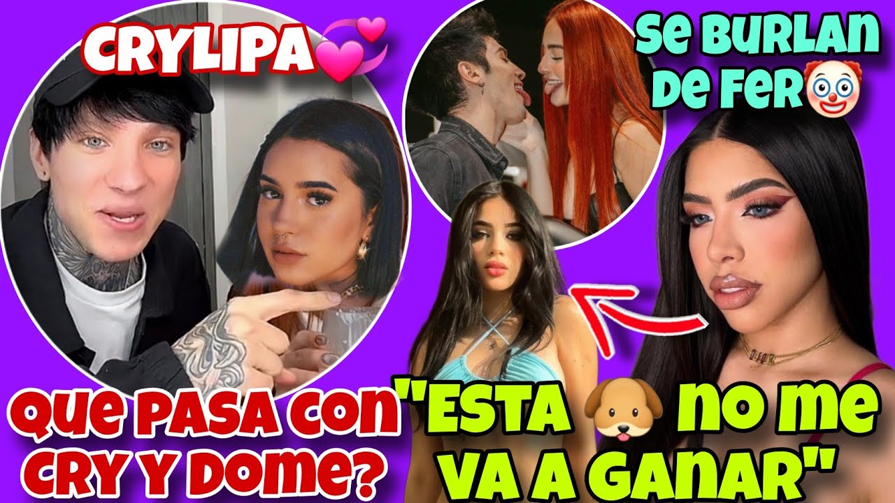DOMELIPA Y CRY JUNTOS?💘AUGUSTO Y NICOLE SE BURLAN DE IAMFERV😡CESAR ...