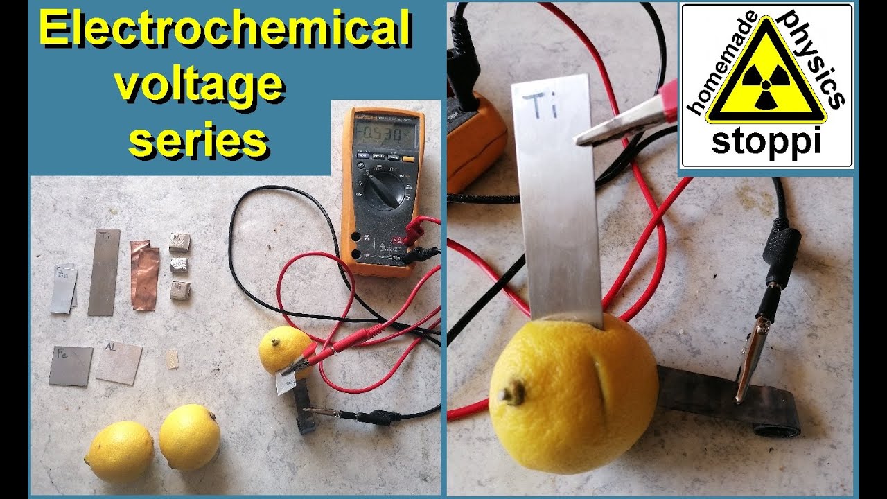 Electrochemical voltage series of metals - Elektrochemische ...