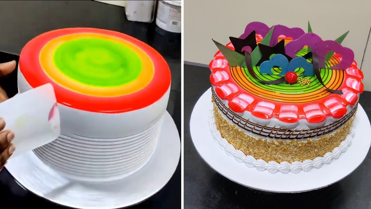 Yummy Counter Cake Design | two Kg Cake Design idea - YouTube