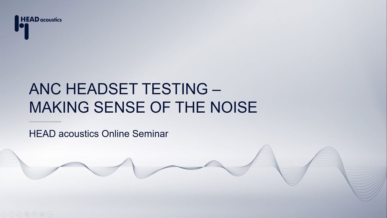 ANC Headset Testing – Making Sense of the Noise | Application Online ...