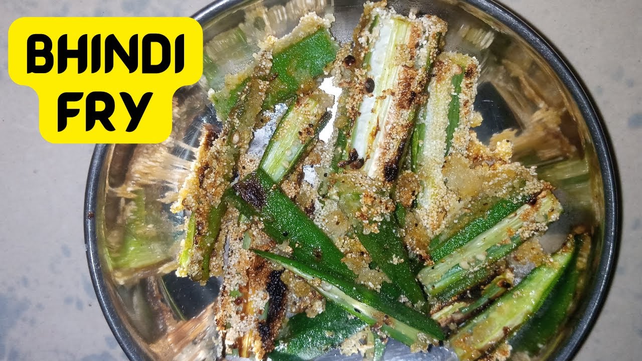 Bhindi Fry | Bhindi Fry Recipe | Viral Bhindi Fry Recipe | Fried Lady ...