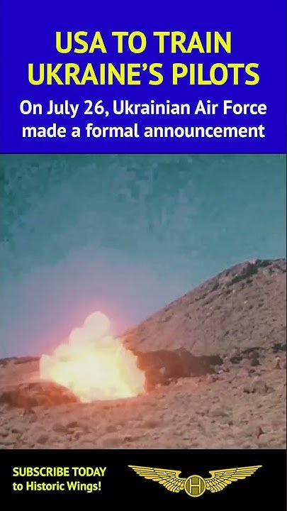 USA to Train Ukraine’s Pilots – Agrees to equip the Ukrainian Air Force ...