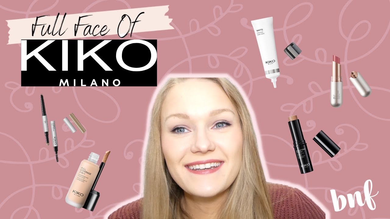 FULL FACE of KIKO MILANO : Brand New Faces - YouTube