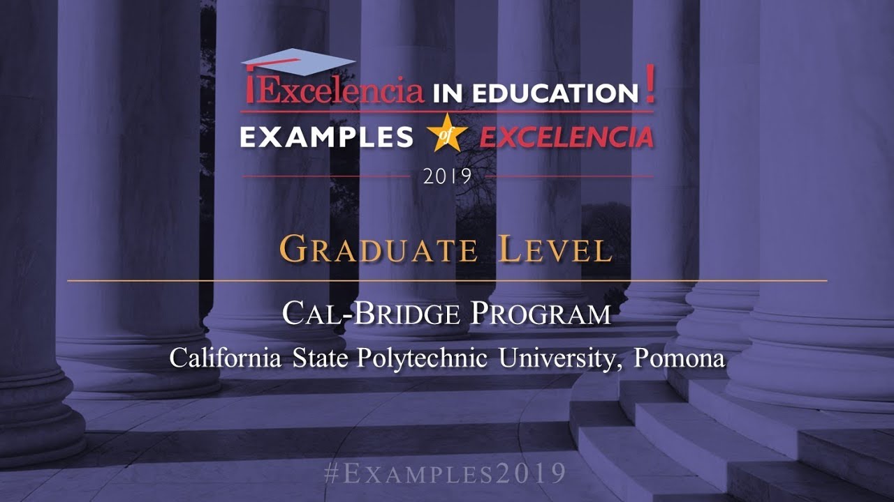 Profile: 2019 Example of Excelencia, Graduate Level--Cal-Bridge Program ...
