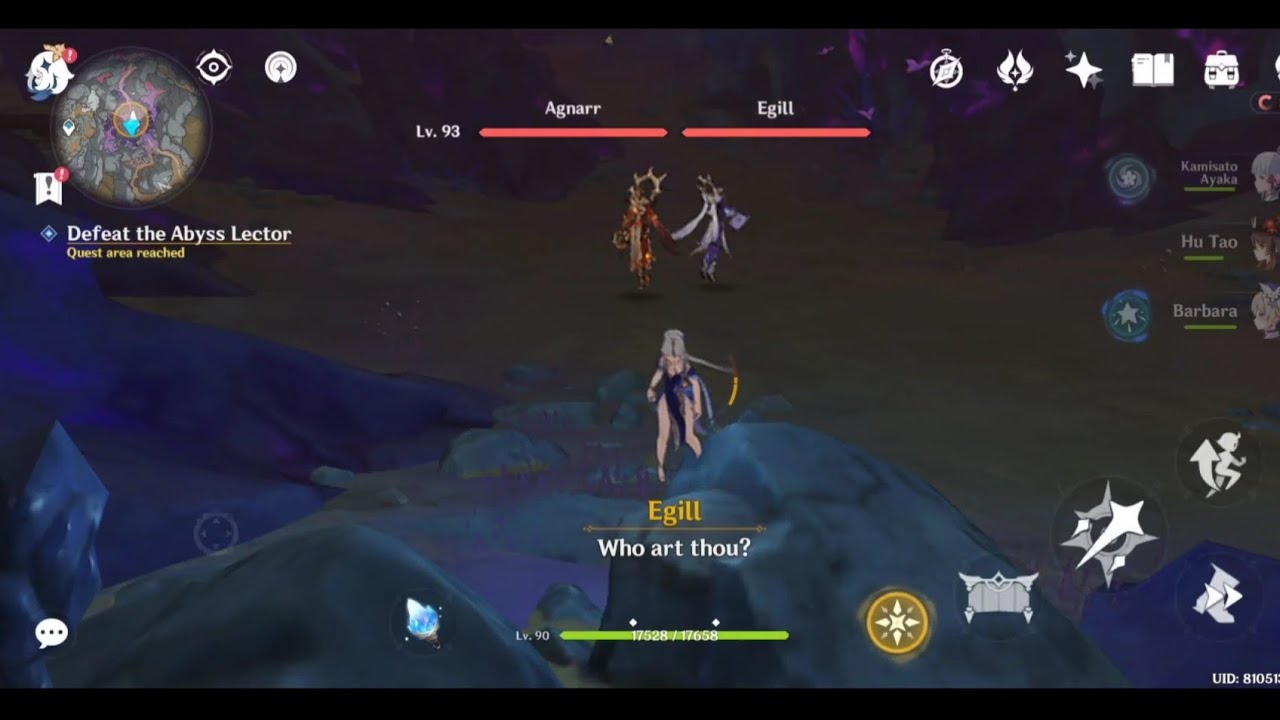 Defeat the Abyss Lector ||Genshin impact|| AR 58|| The chasm|| - YouTube