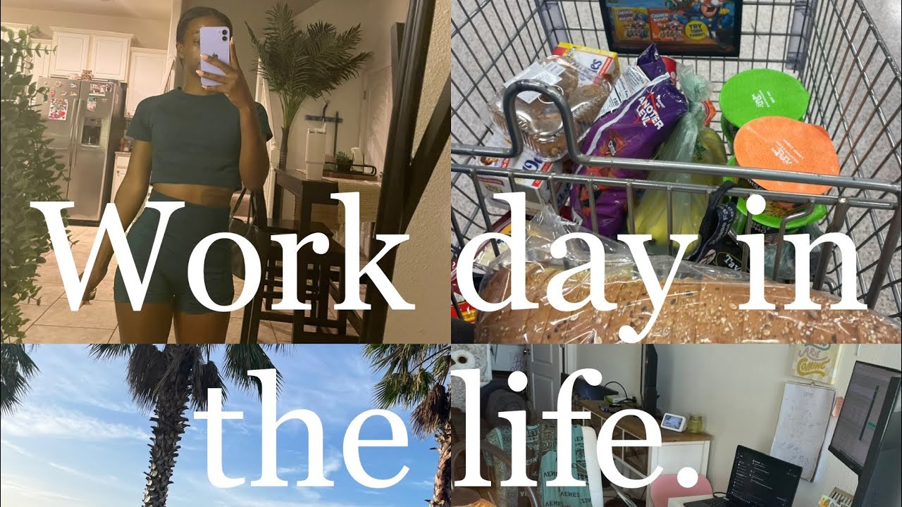 WFH day in the life : peaceful morning routine..realistic 9-5 work day ...