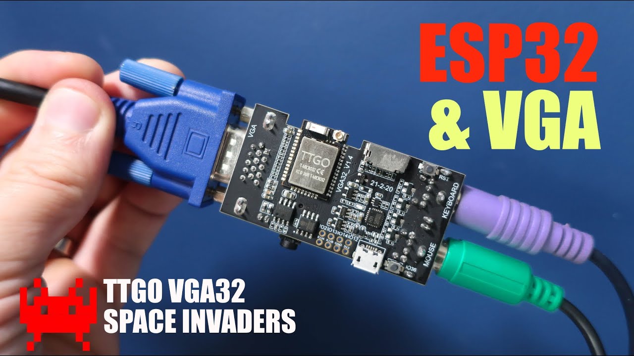 Ttgo Vga32 Esp32 Youtube
