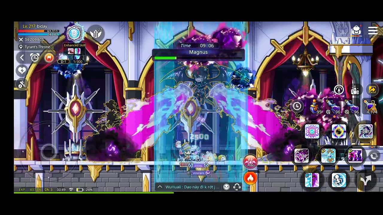 Maplestory M - luminous (biday) solo magnus 17/10/2023 - YouTube