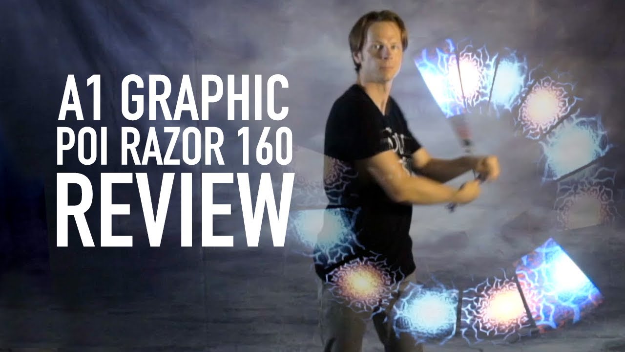 A1 Graphic Poi Razor 160: Programmable Poi Review - YouTube