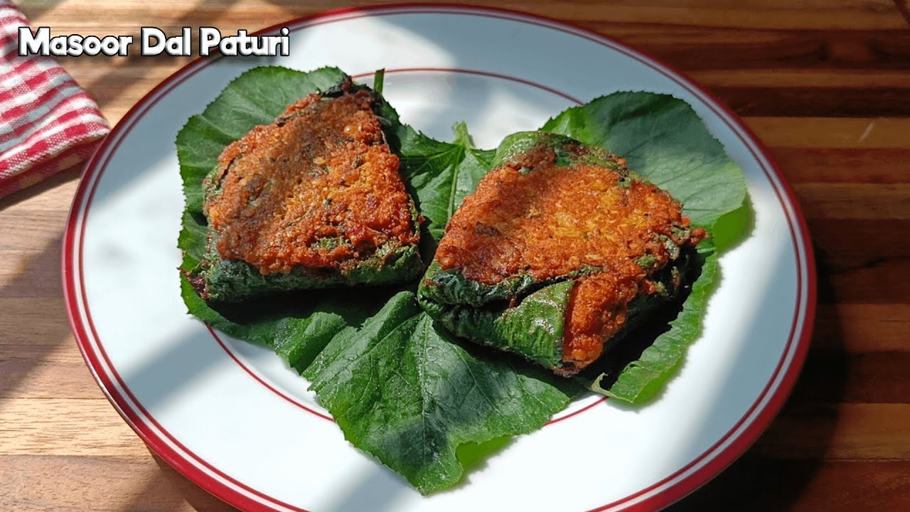 Masoor Dal Paturi Recipe | Sumi's Cooking Corner - YouTube