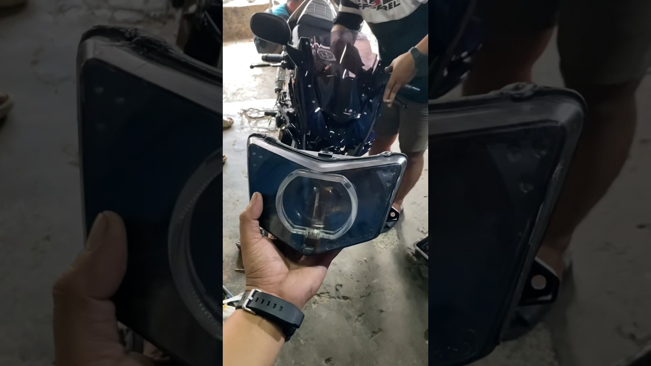 Paket lampu Biled ninja RR New Aes Wst 2,5 Inci Blue Ice - YouTube