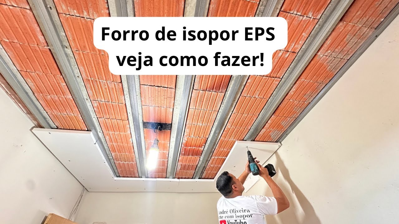 Veja essa ideia genial: forro de isopor na laje que transformou o ...