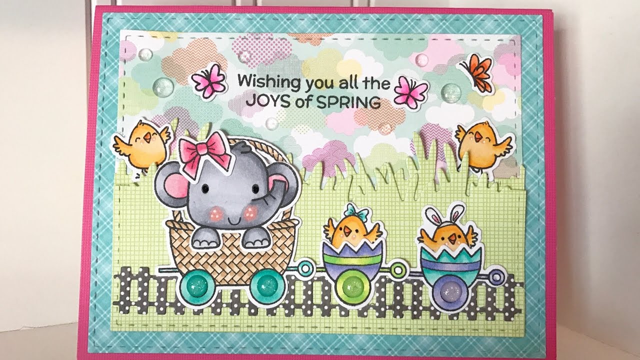 How To Make A Spring Scene Card Process Video - Your Next Stamp (Stamp ...