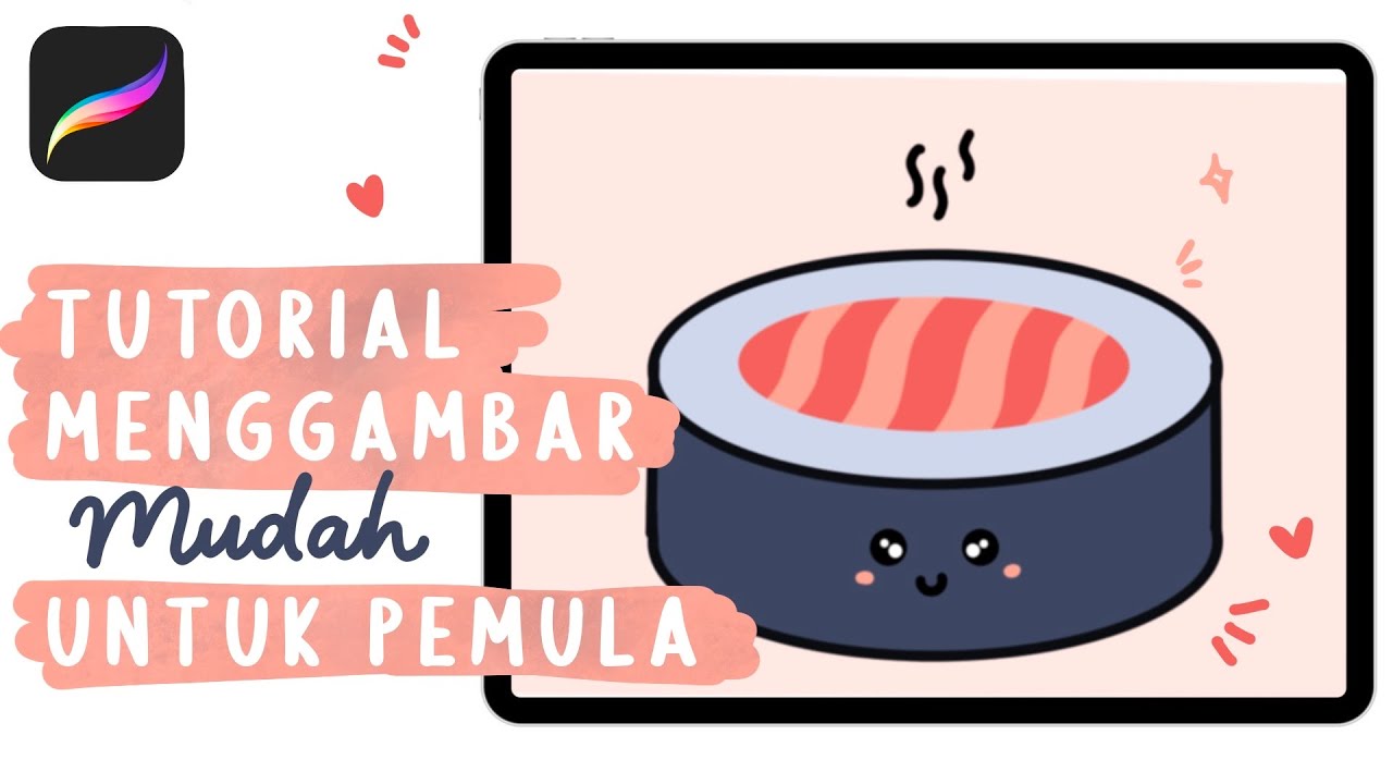 Tutorial menggambar mudah untuk pemula menggunakan Procreate ...