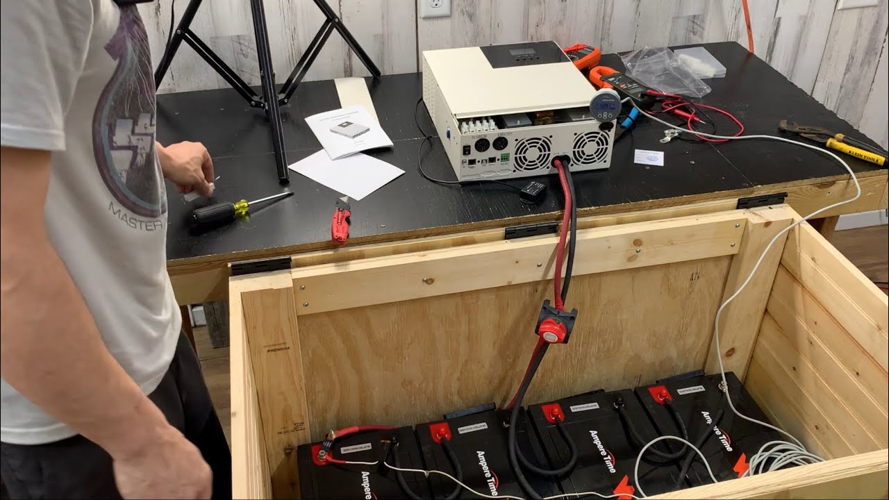 Testing the EASun iSolar 5K MLV-U 5000w All in One Charge Controller ...