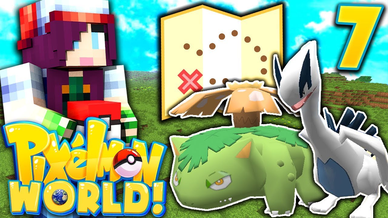 EXPLORING FOR HIGH LVL POKEMON! | PIXELMON WORLD #7 (Minecraft Pokemon ...
