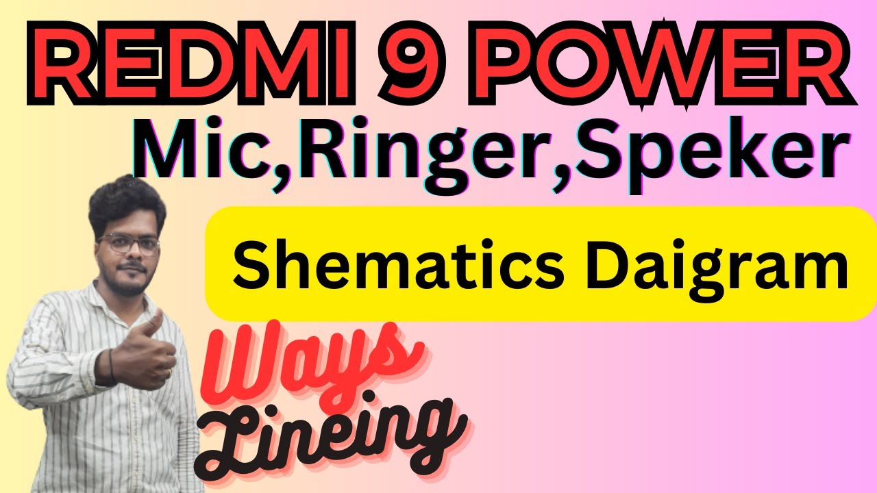 Redmi 9 Power Mic,Ringer,Spekar Shematics Daigram | Redmi Shematics ...