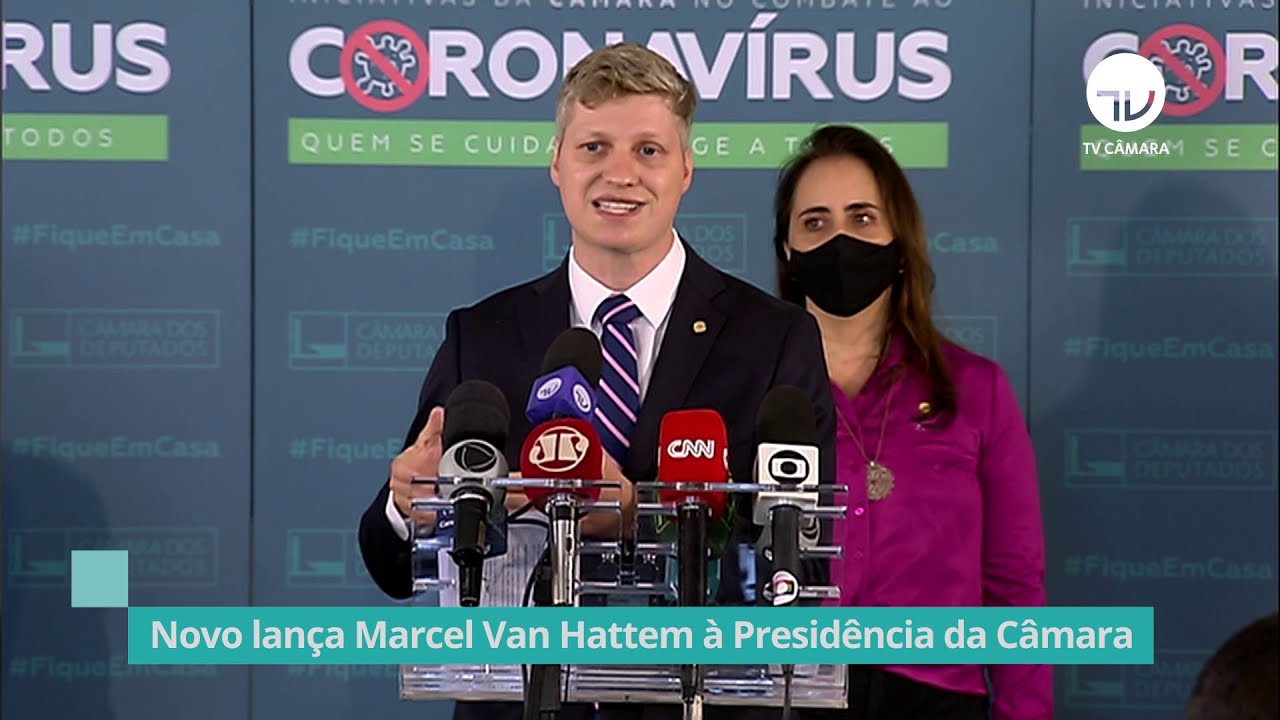 Novo lança Marcel Van Hattem à Presidência da Câmara - 14/01/21 - YouTube