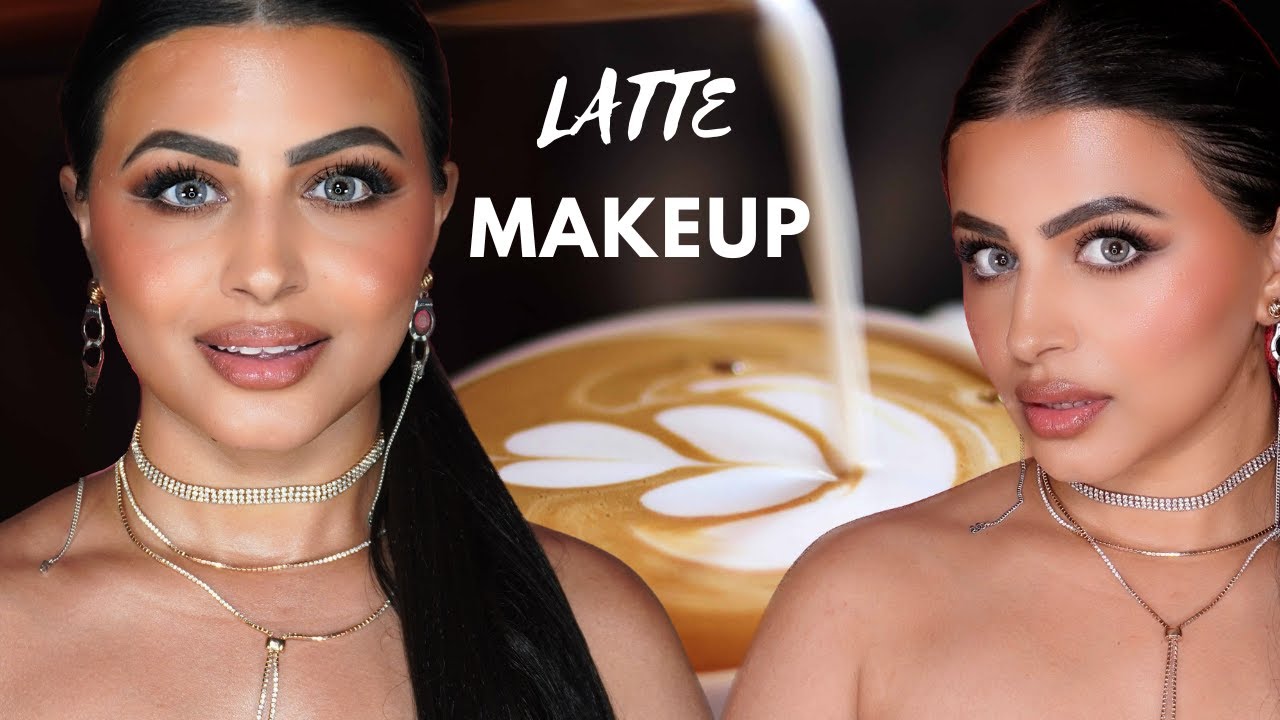 How To Do The Viral Latte Makeup! | EASY LATTE MAKEUP | Young Beauty ...