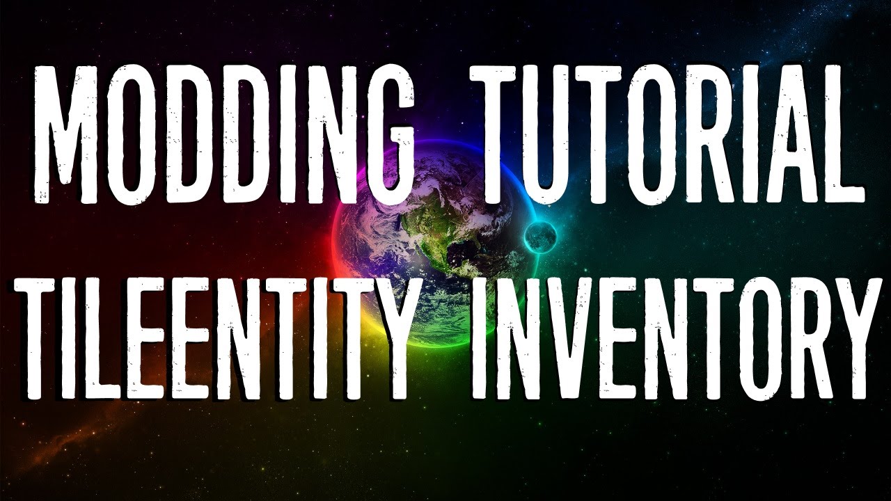 Minecraft Modding Tutorial | Tile Entity Inventory (1.8.9) - YouTube