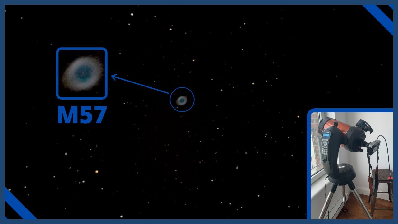 Ring Nebula(M57) Through Telescope (June 18, 2020) - YouTube