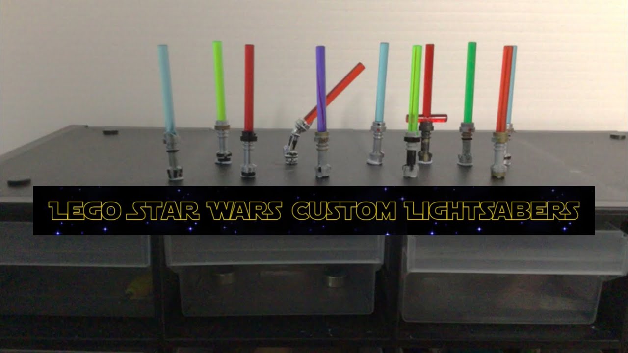 LEGO Star Wars Custom Lightsabers - YouTube