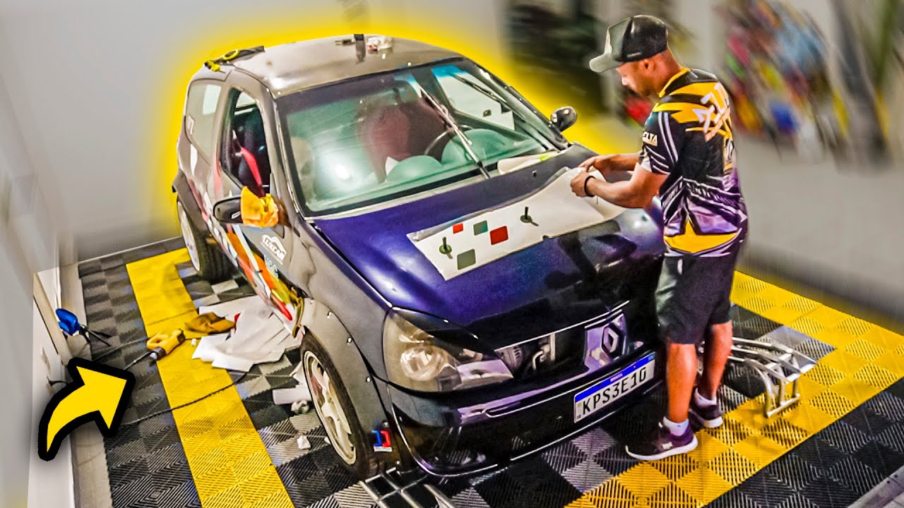 ESSE É A PLOTAGEM NOVA DO CLIO de PISTA - Theo Amaral - YouTube