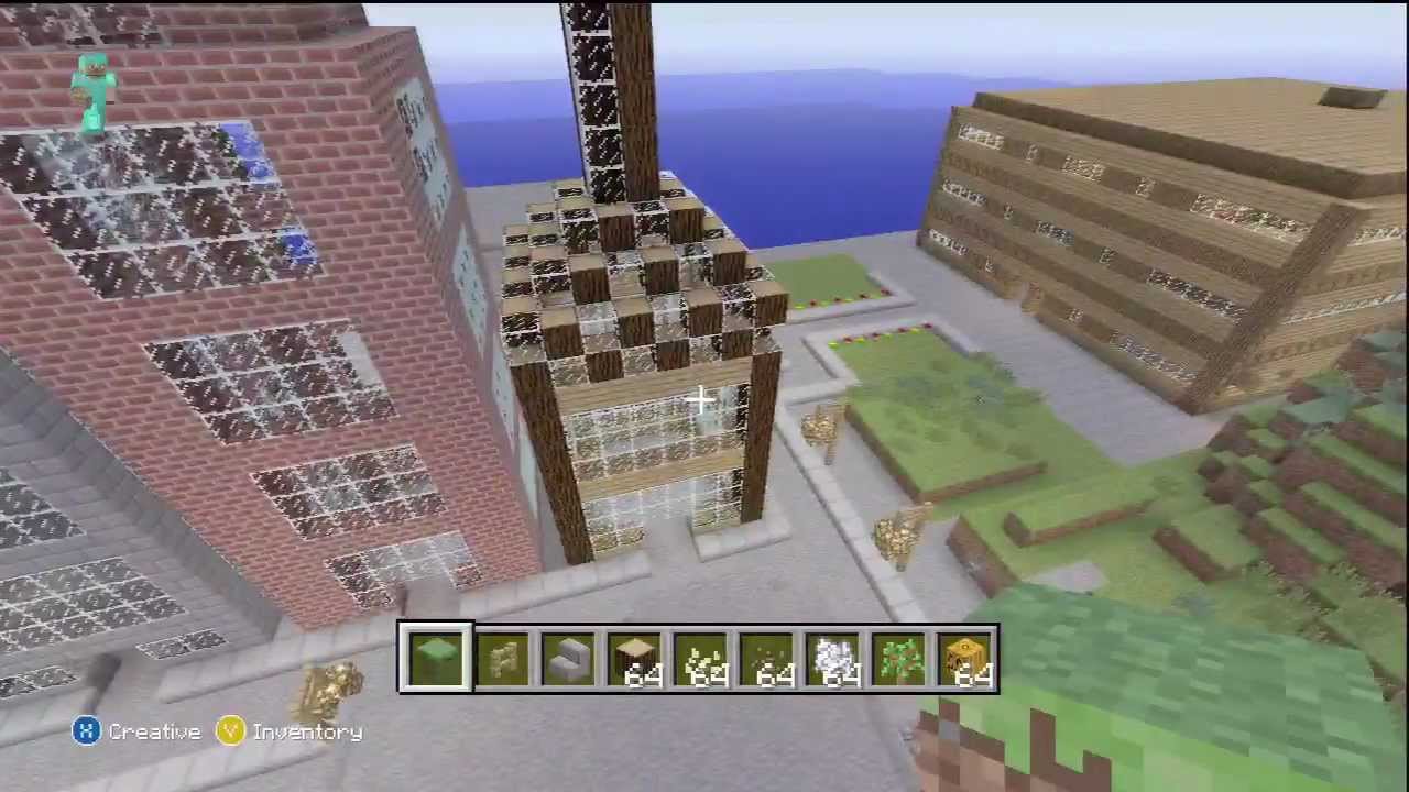 Minecraft Xbox 360 Red Stone City - YouTube