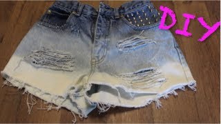 Diy Ombre Shorts Tutorial