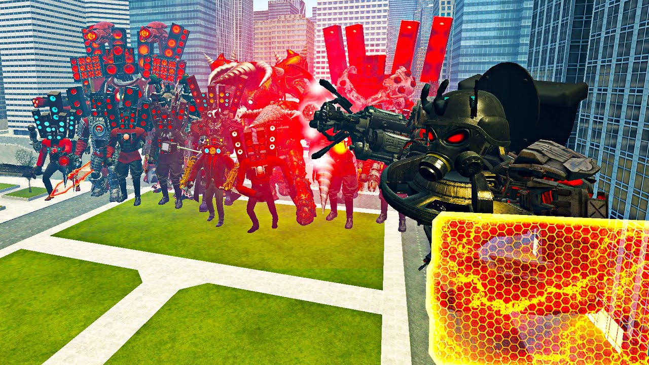 EVOLUTION OF FULL RED TITAN MAN TAKE ON JUGGEMAUT ASTRO TOILET in Garry ...