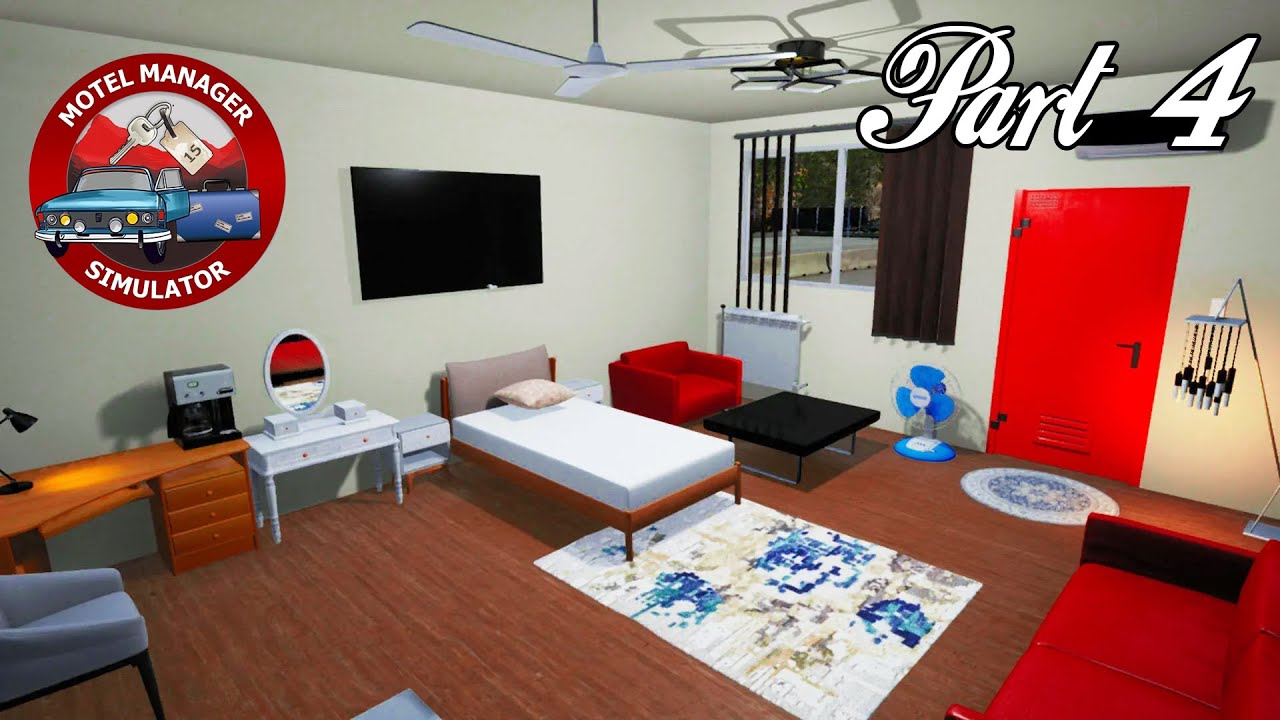 UNLOCKING NEW ROOM || PART 4 || Motel Manager Simulator - YouTube