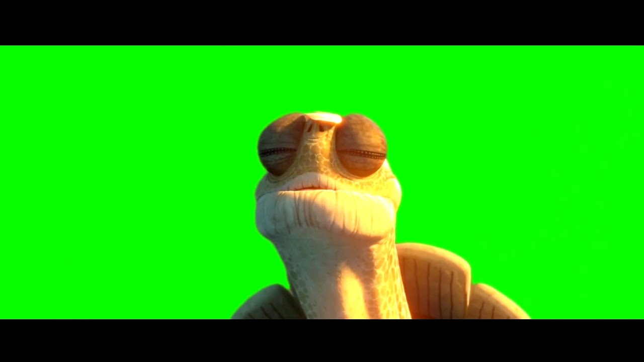 "Itchy Nose" - Master Oogway Green Screen - YouTube