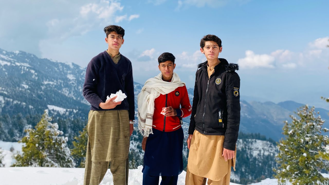 Laram Top Dir Lower | Malakand | Snow Fall Enjoy With Cousins ...