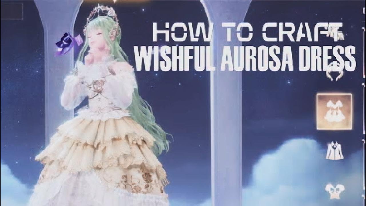 How to Make the wishful Aurosa Dress - Infinity Nikki Guide - YouTube